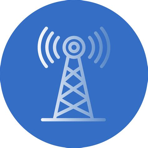 Cell Tower Vector Icon Design 21101410 Vector Art At Vecteezy