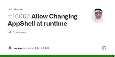 Allow Changing AppShell At Runtime Issue Dotnet Maui GitHub