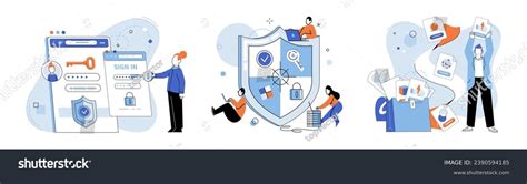 database security vector illustration security databases stock vector