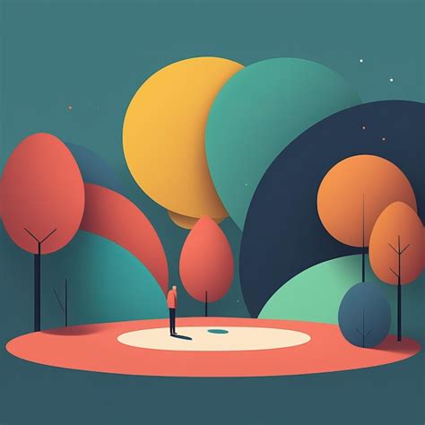 Premium Photo 3d Rendering Of A Colorful Tree 3d Rendering Of A Colorful Tree 3d Render