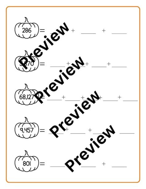 Expanded Form Pumpkin Math By Mrsheetersreaders Tpt