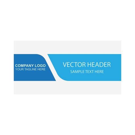 Header Template Illustration 38041496 Vector Art At Vecteezy