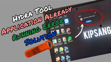 Hydra Tool Application Is Already Running Fix YouTube