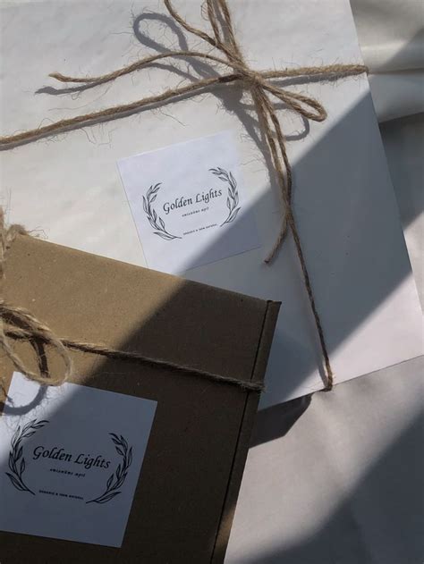 Упаковка для свечей | Golden lights, Gifts, Gift wrapping