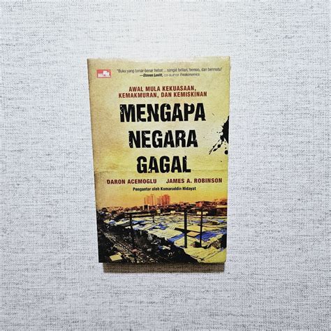 Jual Buku Mengapa Negara Gagal Awal Mula Kekuasaan Kemakmuran Dan Kemiskinan Daron Acemoglu