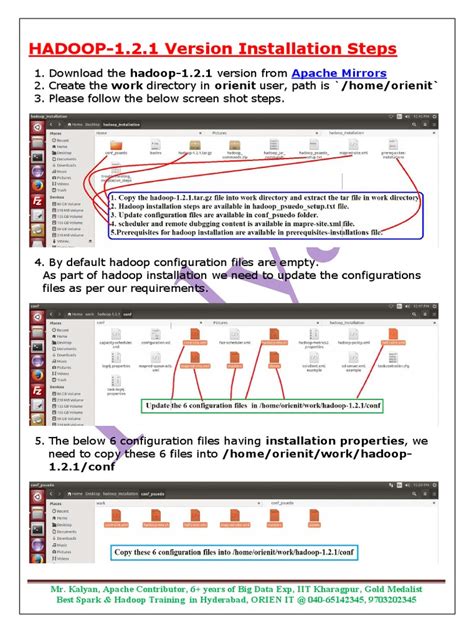 hadoop 1 x installation steps pdf apache hadoop computer networking