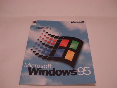 Used Microsoft Introducing Windows 95 Guide 1995 Manual Book Vintage