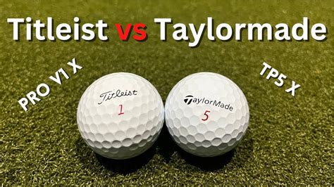Taylormade Tp5x Golf Ball Comparison Youtube
