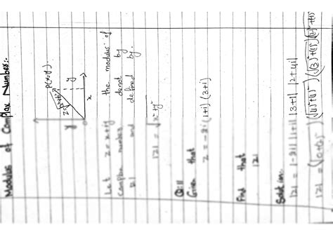 SOLUTION Complex Modulus And Conjugate Complex Number With E G Studypool