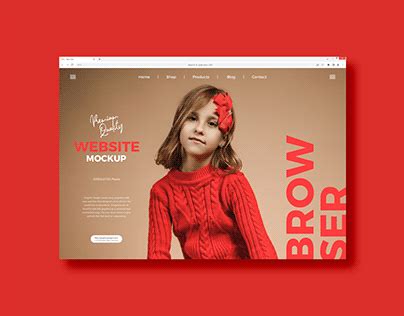 Browser Mockup Projects Photos Videos Logos Illustrations And Branding Behance