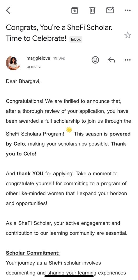 Bhargavi Patel On Linkedin Shefischolar