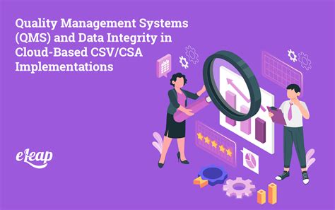 Quality Management Systems Qms And Data Integrity In Cloud Based Csvcsa Implementations Eleap®