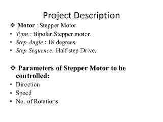 Stepper Motor Control PPTX Computer Peripherals Computing