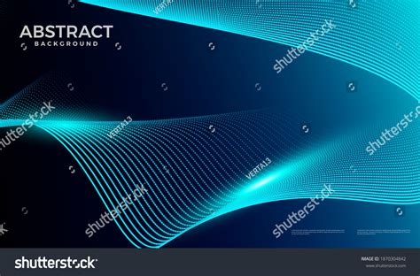 Modern Abstract Dynamic Flow Effect Background Stock Vector Royalty