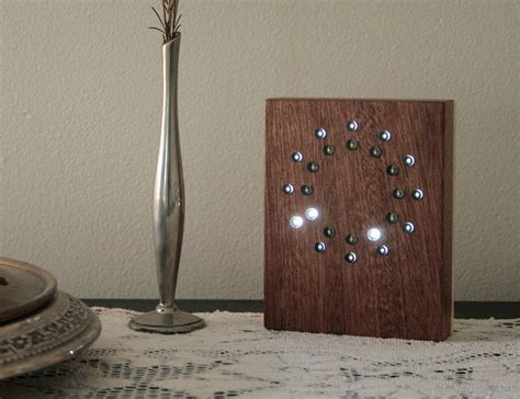 Walnut Analog Led Clock Key Features Price And Alternatives