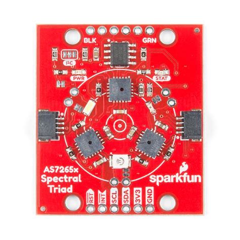 Sensor De Espectroscopia De Tríada Sparkfun As7265x Qwiic Opencircuit