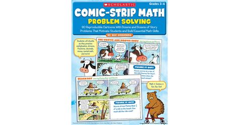 Comic Strip Math Problem Solving Book Sc 9780545195713 Scholastic