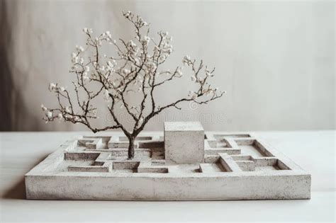 Carefully Placed Greenery Is A Key Element Of The Intricate Model Of A Creative Maze Landscape