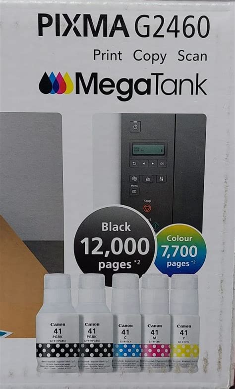 Canon Pixma G2460 Tanklı Renkli Yazıcı+Tarayıcı+Fotokopi