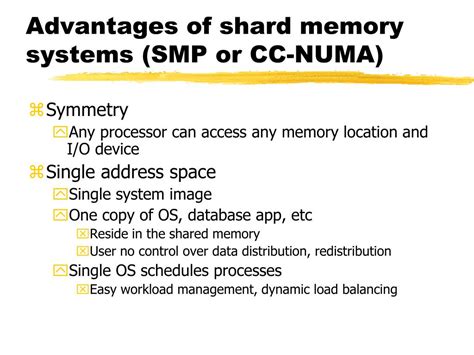 ppt symmetric and cc numa powerpoint presentation free download id 445665