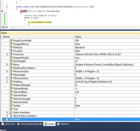 C Combobox Visible Property Not Working Stack Overflow