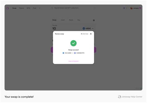 How To Swap Tokens With The Uniswap Web App Uniswap Labs