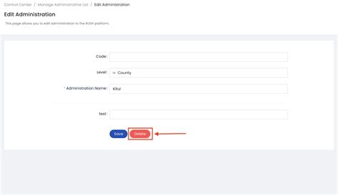 Administrative List — Rtmis Documentation