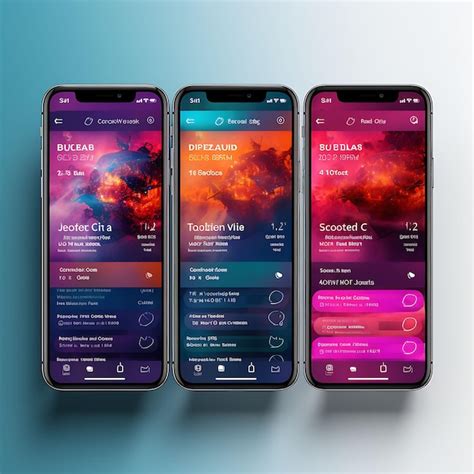 Premium Ai Image Mobile App Design Of Event Ticketing Concert Ticket App Design Dynamic Theme