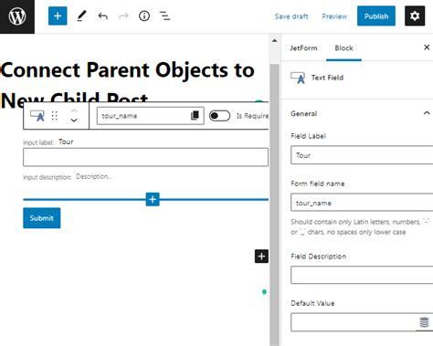 Jetformbuilder Connecting Wordpress Related Items With Post Submit