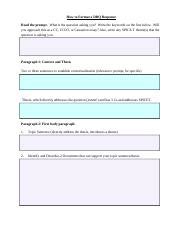 How To Format A DBQ Response Tips For Writing A Strong Thesis Course Hero