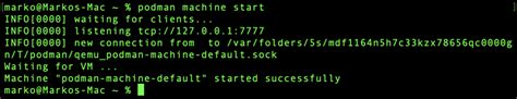how to install podman on macos { start and test containers}