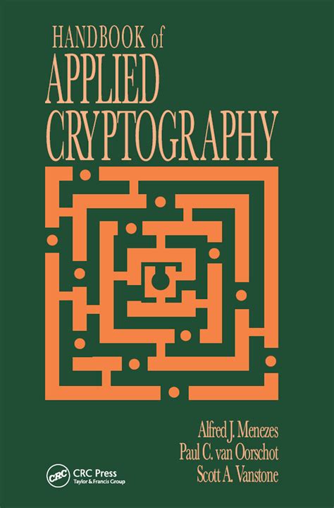 Handbook Of Applied Cryptography Taylor And Francis Group