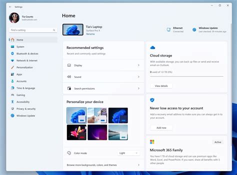 Windows 11 Is Getting A Redesigned Settings Homepage And New Backup App