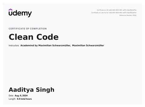 Aaditya Singh On Linkedin Cleancode Continuouslearning Codingjourney Techskills Udemy