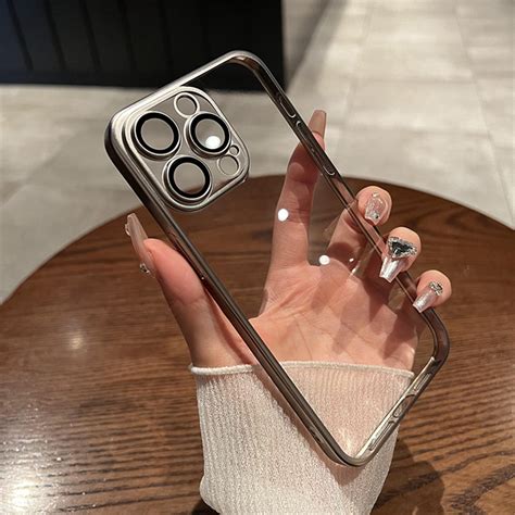 Natural Titanium Color Phone Case For IPhone 15 Pro Max 15 Plus Matte Case Transparent