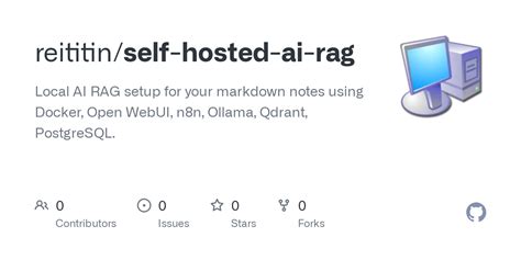 github reititin self hosted ai rag local ai rag setup for your