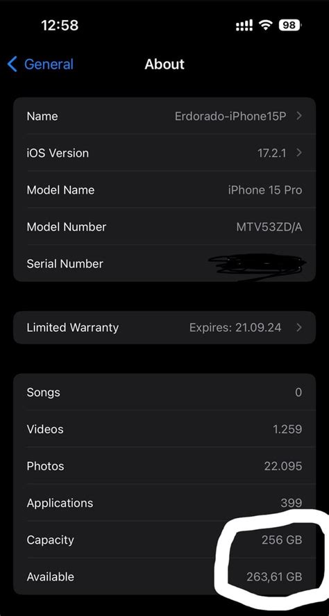 Iphone Storage Bug Or R Ios