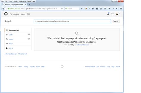 Core Mvc Github Repository For Usestatuscodepageswithreexecute Stack Overflow