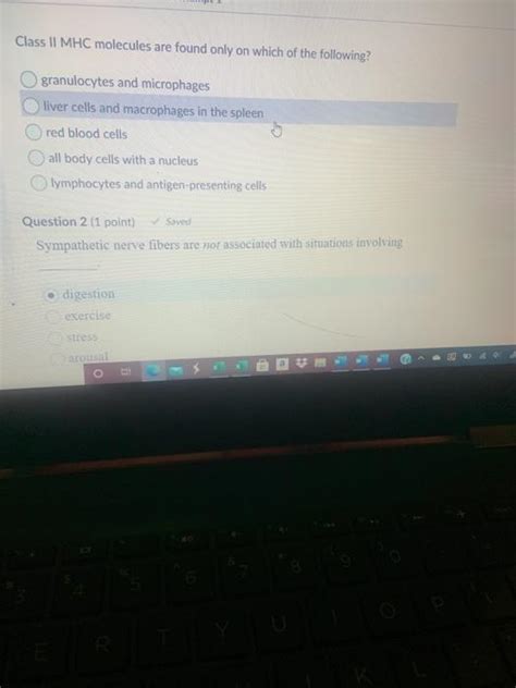 Solved Class II MHC Molecules Are Found Only On Which Of The Chegg