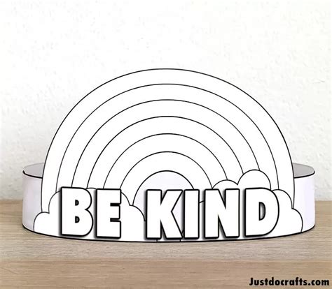 World Kindness Day Hat Crown Be Kind Free Printable Templates Just