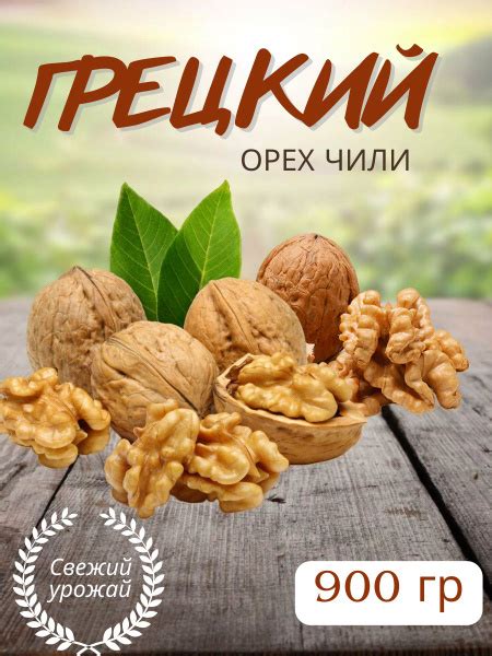 Грецкий орех Чили неочищенный в скорлупе 900 гр купить с доставкой по выгодным ценам в