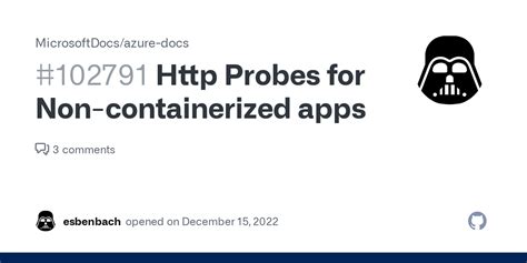 probes for non containerized apps · issue 102791 · microsoftdocs