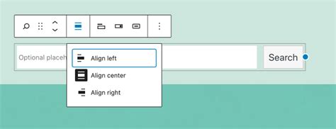 Search Block Button Options Needs Indicator Which Option Is Active · Issue 27330 · Wordpress