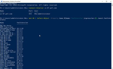 VMware List Audit VMware Tools Versions