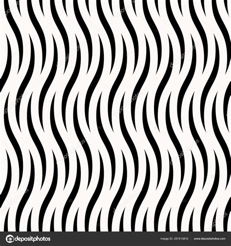 Art Monochrome Wave Pattern Seamless Vector Background Stock Vector Image By ©murmurbear 357413810