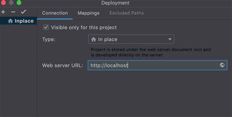 Create An In Place Server Configuration Webstorm