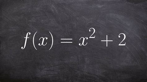 Learn How To Find The Domain And Range Of A Quadratic By Finding Inverse YouTube