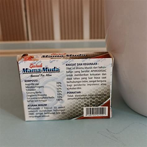 Jual Kapsul Mama Muda Lagi Khusus Pria Dewasa Obat Kuat And Tahan Lama 1