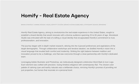 Homify Brand Identity Behance