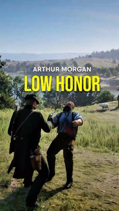 Low Honor Arthur Morgan Ruthless Npc Interactions In Red Dead